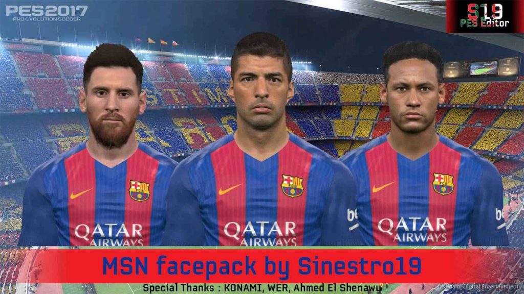 فیس پک زیبا و با کیفیت MSN برای Pes 2017 | مودینگ وی