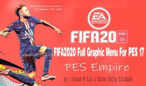 دانلود منو گرافیک FIFA 20 برای PES 2017 توسط PES Empire | مودینگ وی