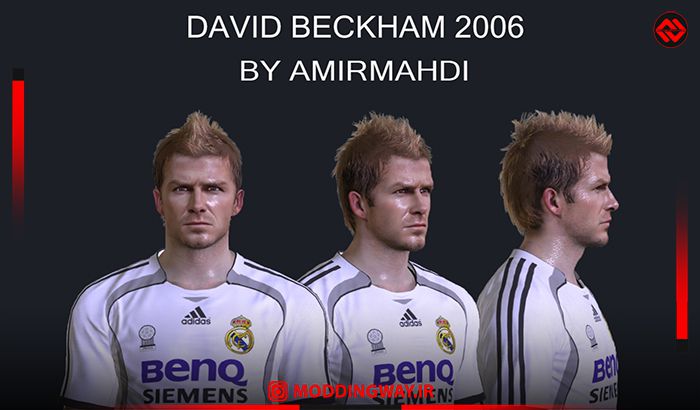 فیس David Beckham برای PES 2017 | مودینگ وی