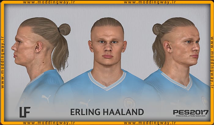 فیس Erling Haaland برای PES 2017 - آپدیت 22 اسفند 1402 | مودینگ وی