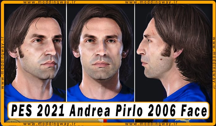 فیس Andrea Pirlo برای PES 2021 | مودینگ وی
