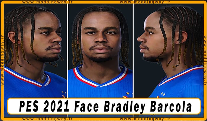 فیس Bradley Barcola برای PES 2021 - آپدیت 30 تیر 1403 | مودینگ وی