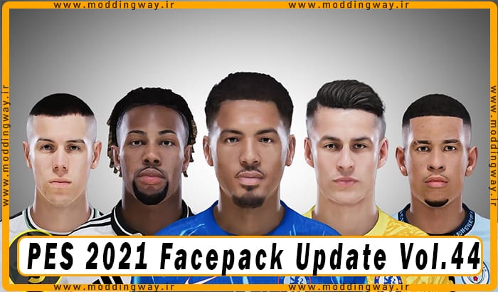 فیس پک Facepack Update Vol.44 برای PES 2021 | مودینگ وی