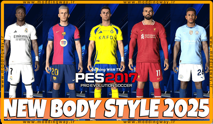 ماد مدل بدن BODY STYLE 2025 UPDATE برای PES 2017 | مودینگ وی