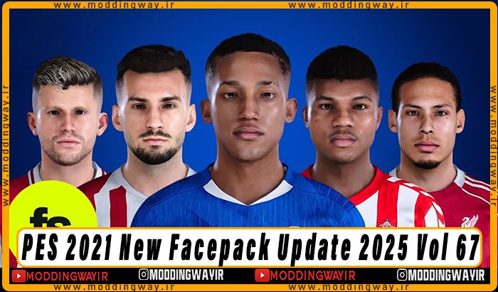 فیس پک Update Vol 67 برای PES 2021 | مودینگ وی